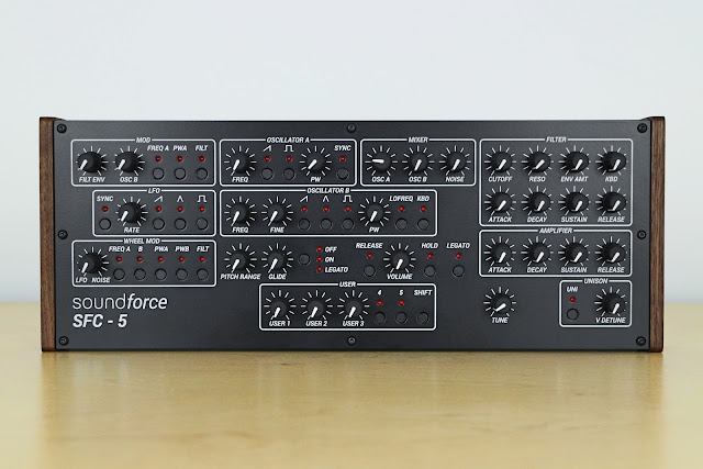 MATRIXSYNTH: SoundForce SFC-5 MIDI Controller for U-he Repro-5 and the ...