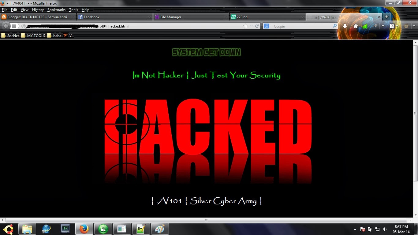 Script Deface - BL4CK NOTES