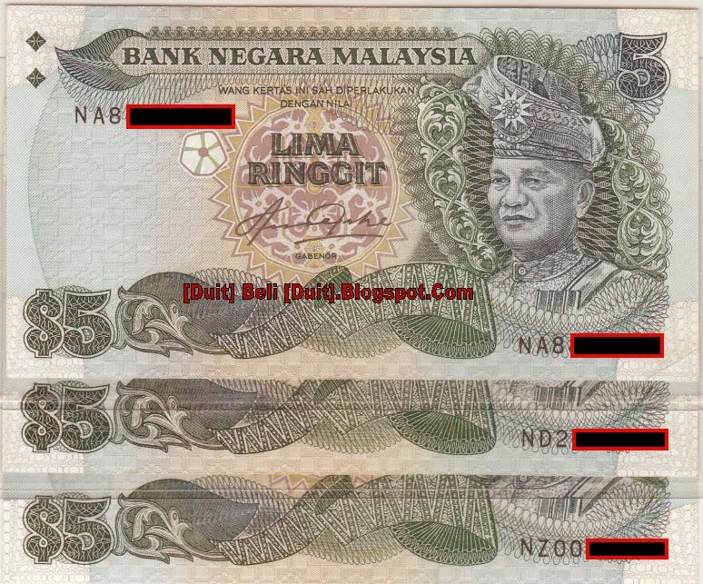 [Duit] Beli [Duit].Blogspot.Com: Wang Kertas RM5 SIRI-5 - First Last ...