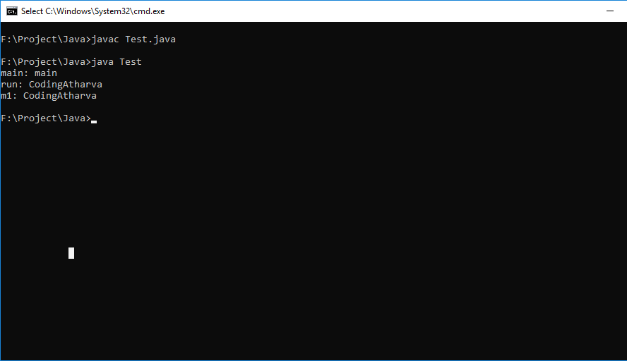 84 How to develop user define thread in Java? ~ Coding Atharva