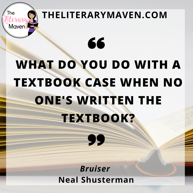 On My Bookshelf: Bruiser by Neal Shusterman - The Literary Maven