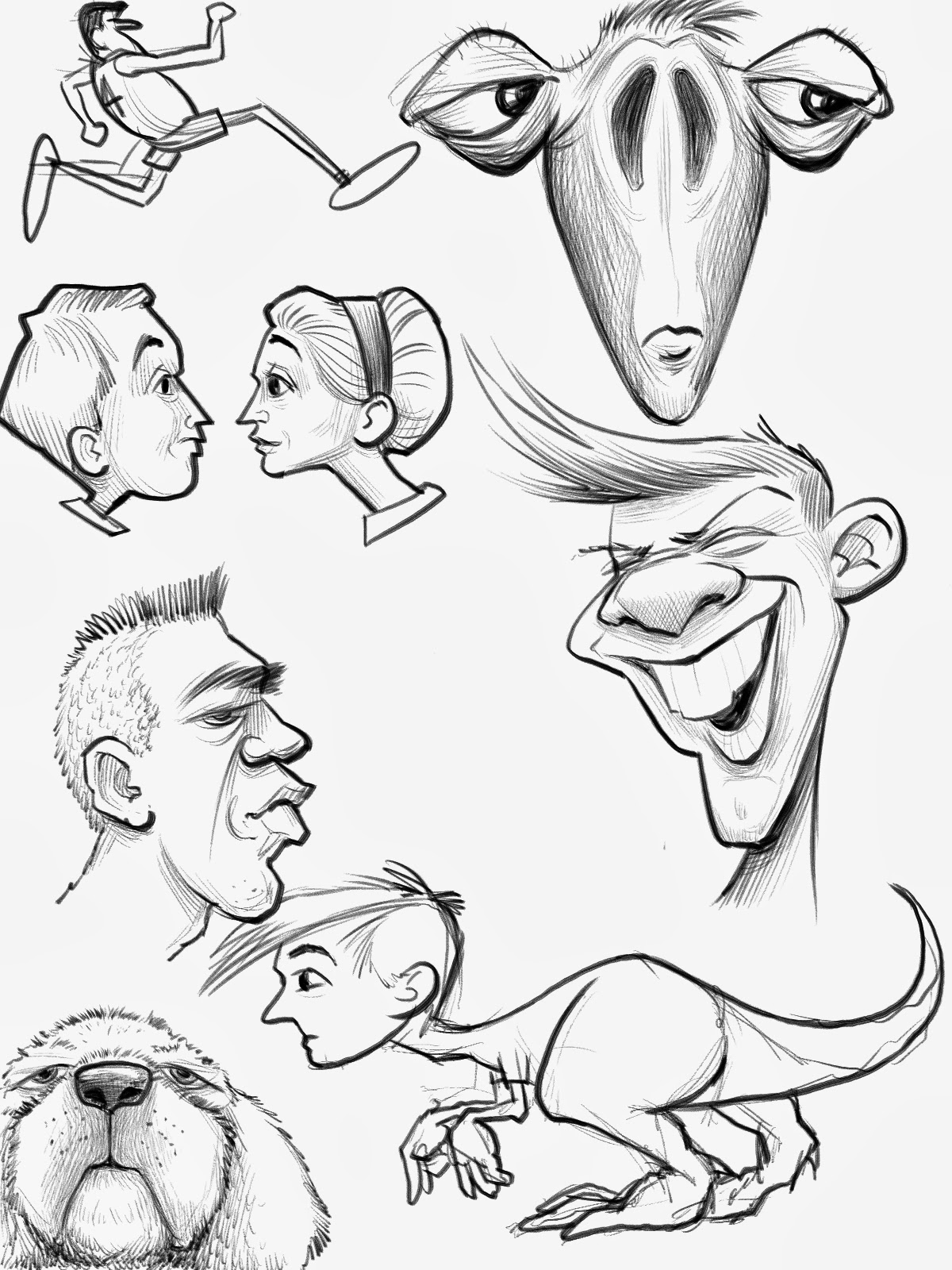 LINELINGO: Fun sketches.