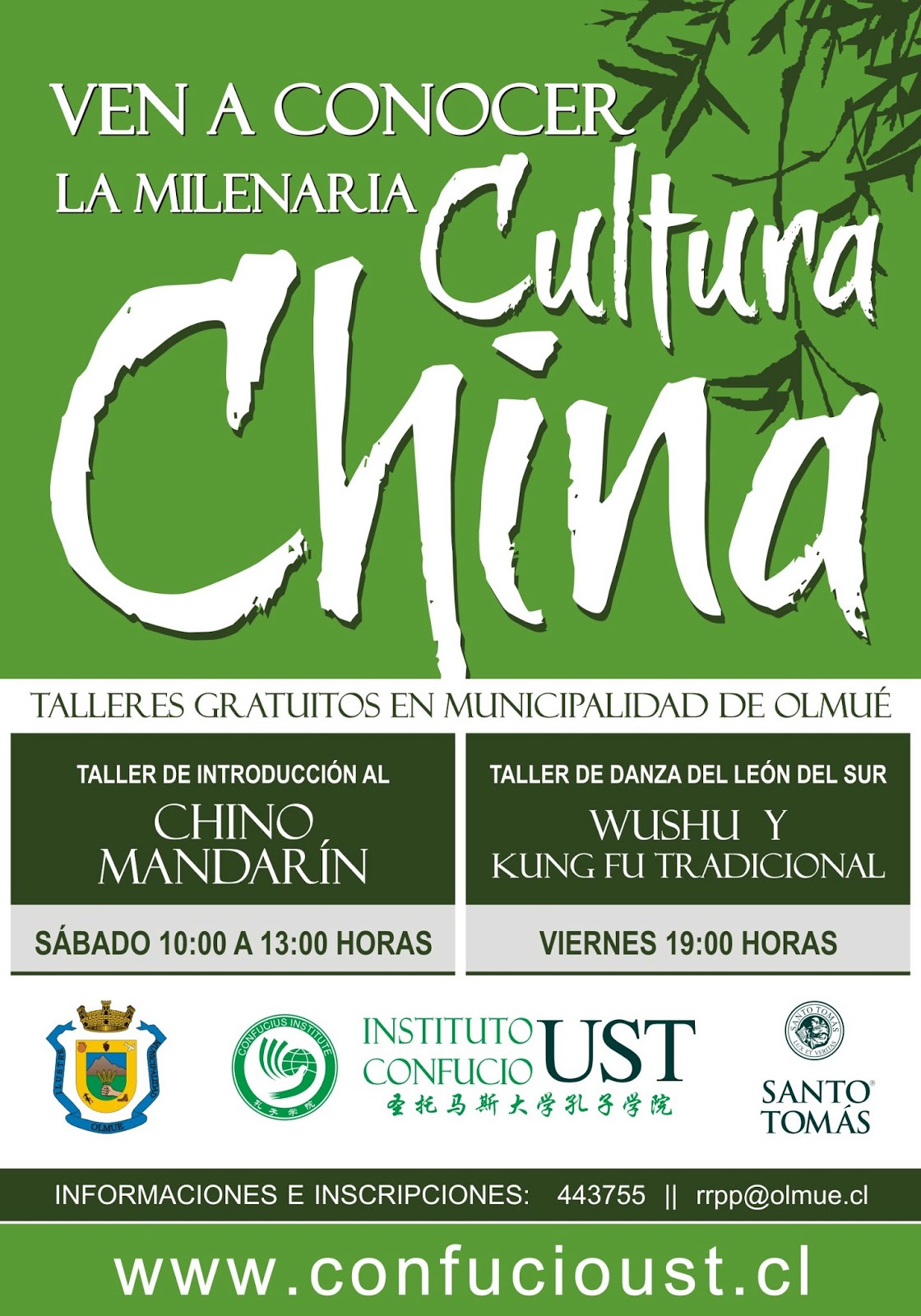 Olmuénoticias Instituto Confucio Ofrece Clases De Idioma Chino MandarÍn Y Artes Marciales