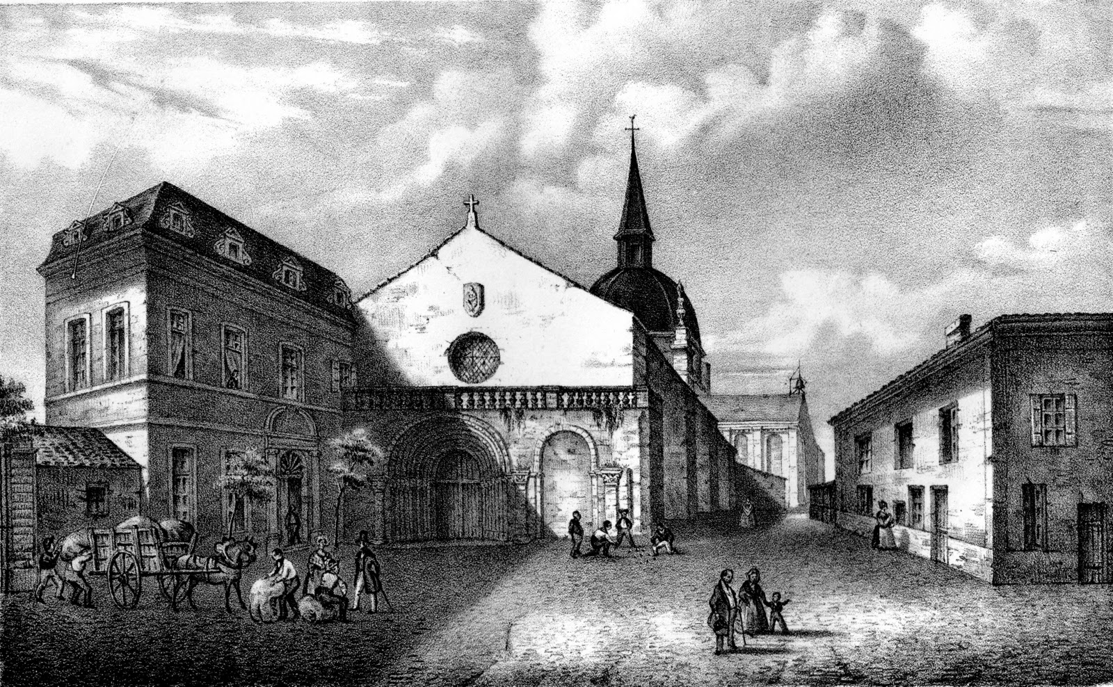 LAYRAC, ma ville: Le Prieuré et l'église de Layrac en 1844