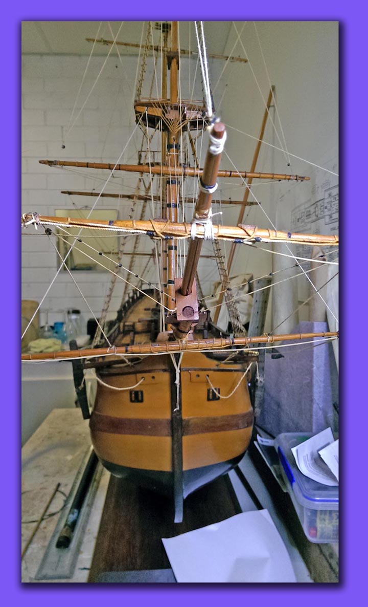 Maritime Model Museum: HMB ENDEAVOUR AFTER RESTORATION