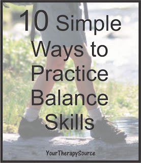 10 Simple Ways to Work on Balance | Your Therapy Source - www ...