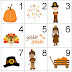 Counting Coconuts: Autumn Calendar Cards