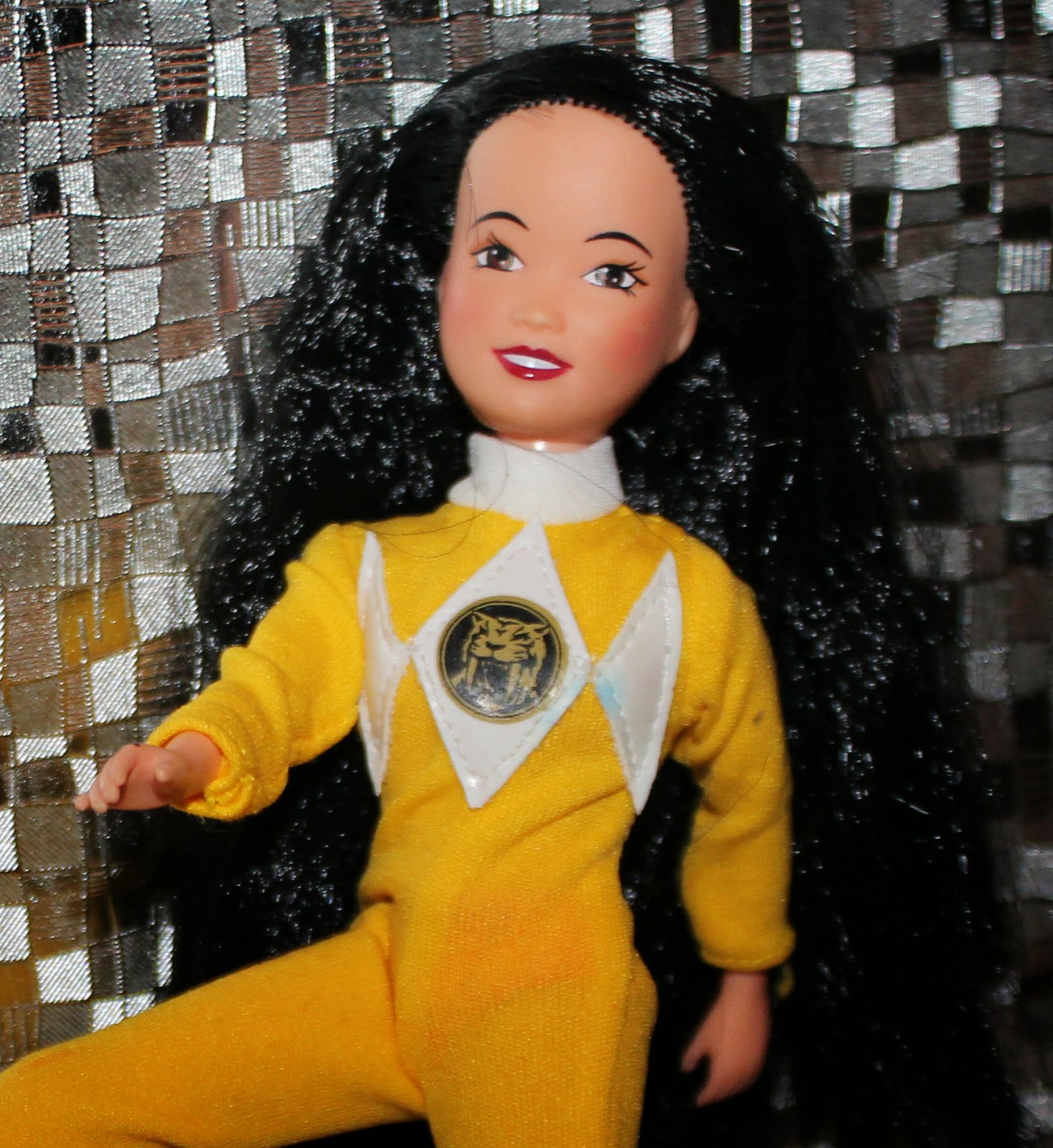 PLANET OF THE DOLLS: Doll-A-Day 306: Trini Yellow Ranger Doll