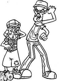 COLOREA TUS DIBUJOS: Chavo del Ocho y Don Ramón para colorear