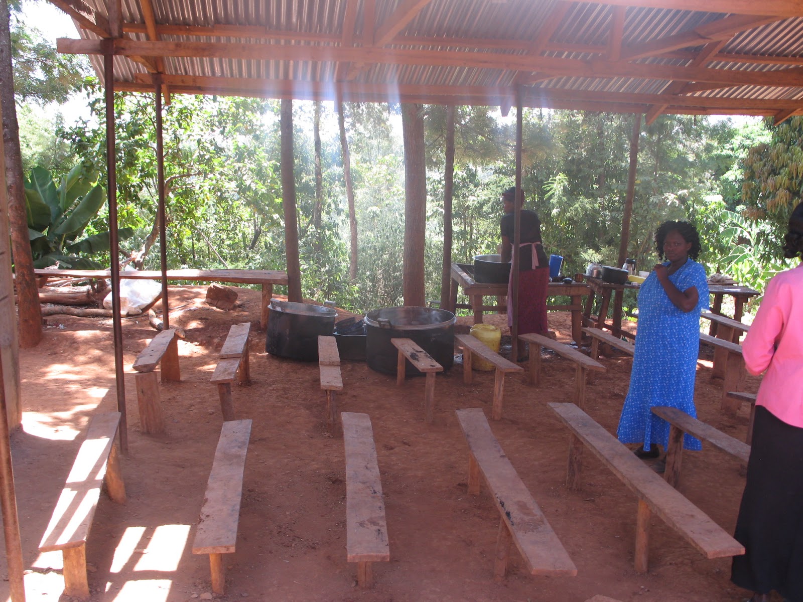Farmers Helping Farmers: Kenya 2012: Cookhouse and kitchen at Ithanji ...