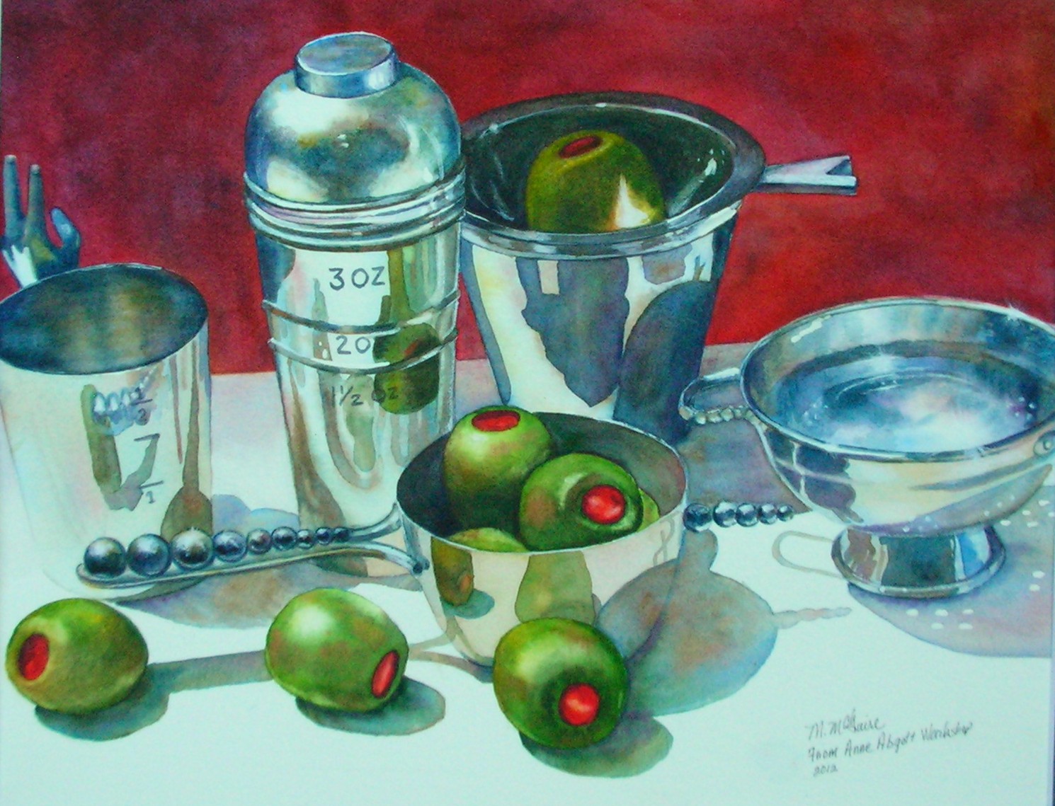 Pondering with Mary: Watercolor & Acrylics by Mary McGuire