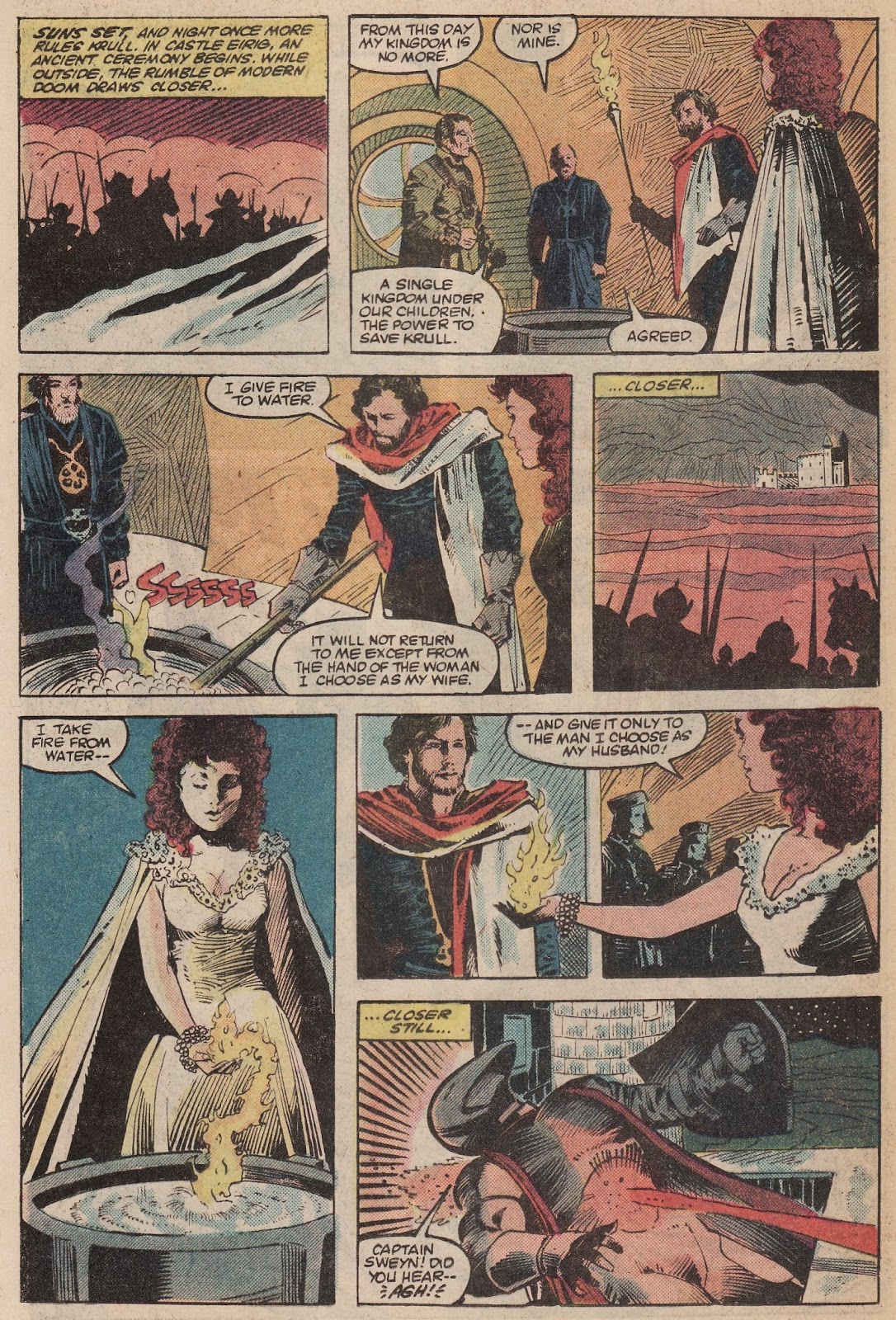 Mystifying Marvels: Krull #1-2 (1983) ~ Off The Beaten Panel