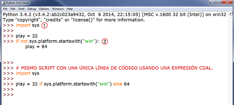 APRENDER A PROGRAMAR CON PYTHON: IF-ELIF- ELSE