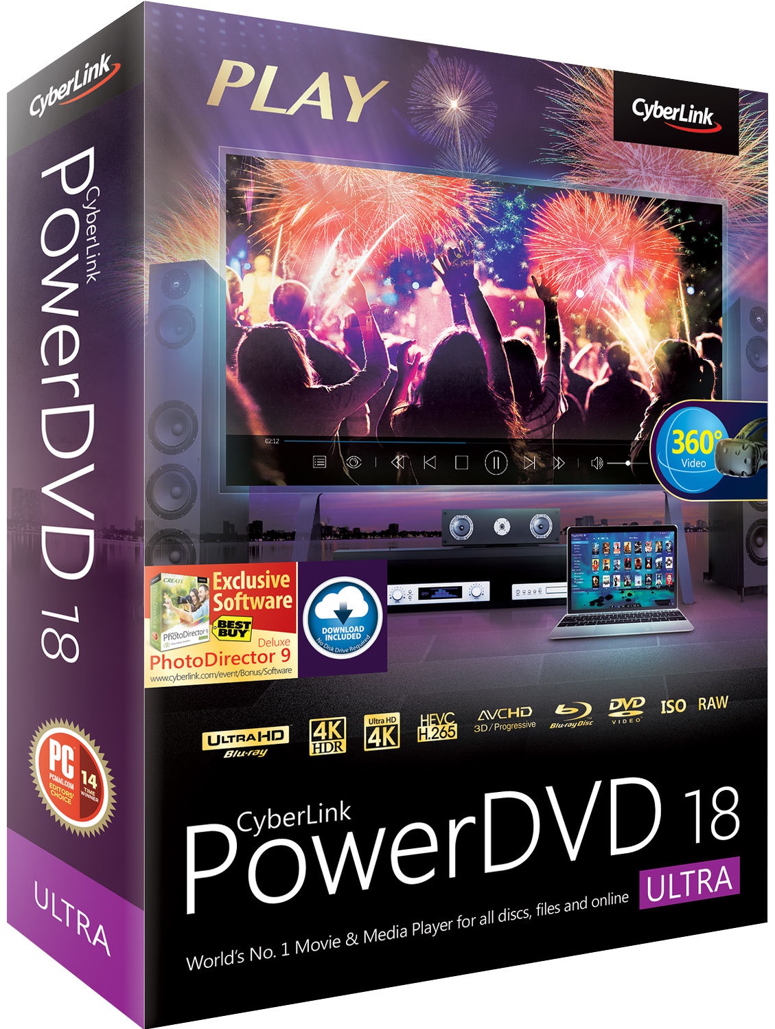 Programas Dixguel: PowerDVD 18.0.1815.62 ULTRA (Autoactivado)