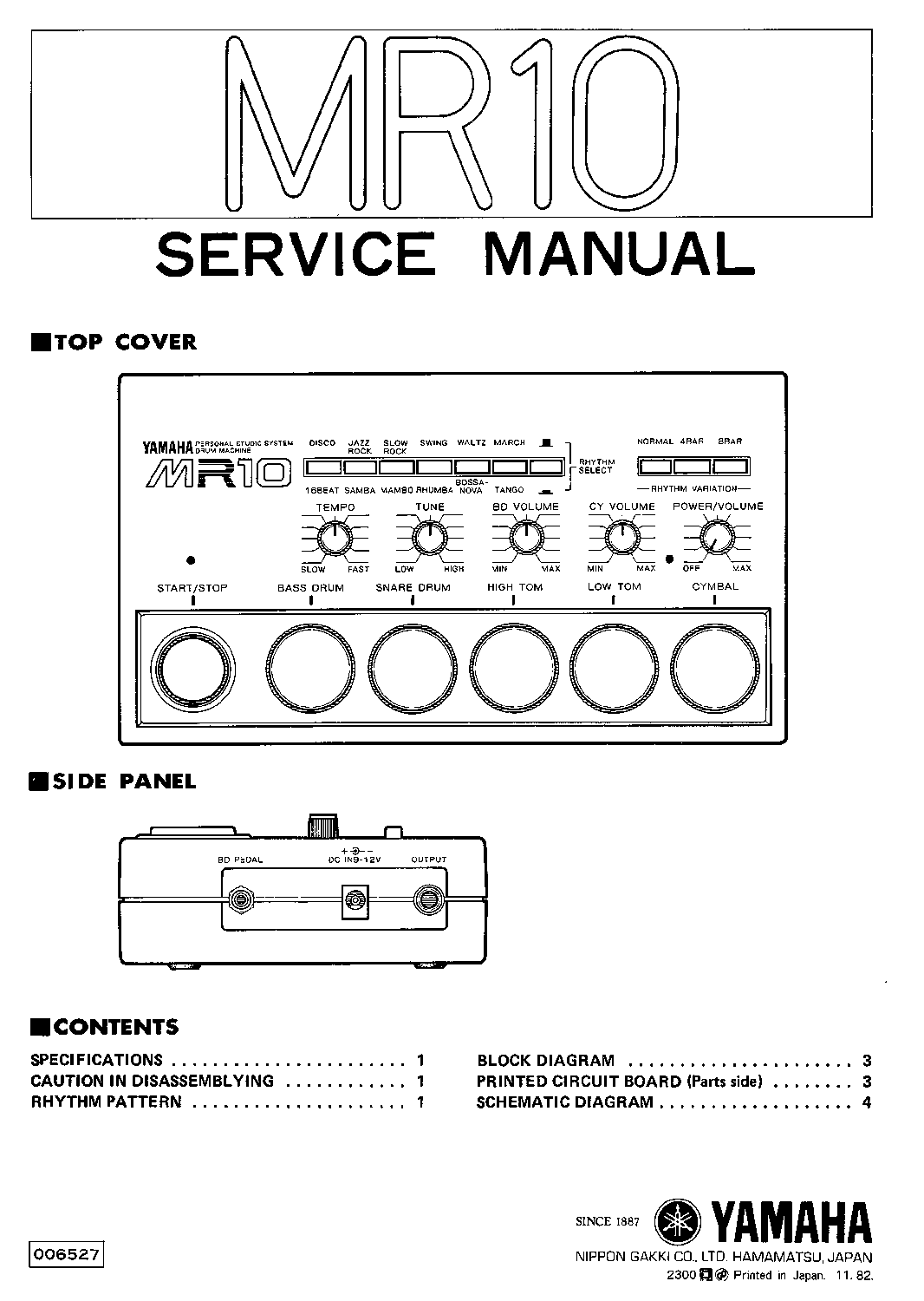 MATRIXSYNTH: Yamaha MR10 Schematics & PCB
