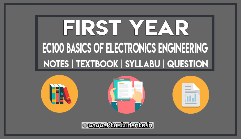 Basics of Electronics Engineering Notes | Question Papers | Textbook ...