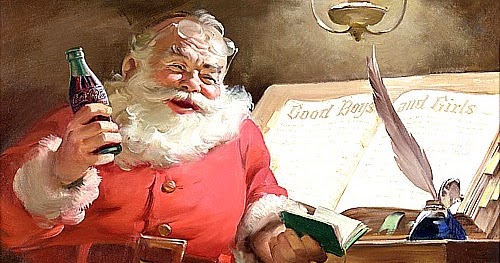 Art Now and Then: Weird Santas