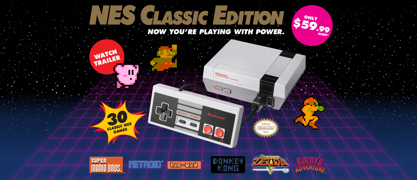 NES Classic Edition: aparelho volta às lojas em 29 de junho - Nintendo ...