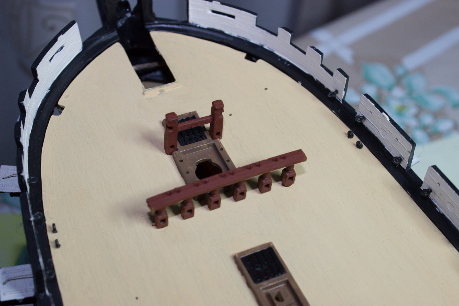 Sailing Ship Models: USS Constitution - Spar Deck Details (Part II)