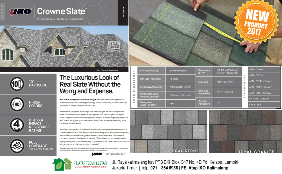 NEW VERSION FROM CANADA! IKO SHINGLE BITUMEN! PREMIUM ROOFING IKO ...