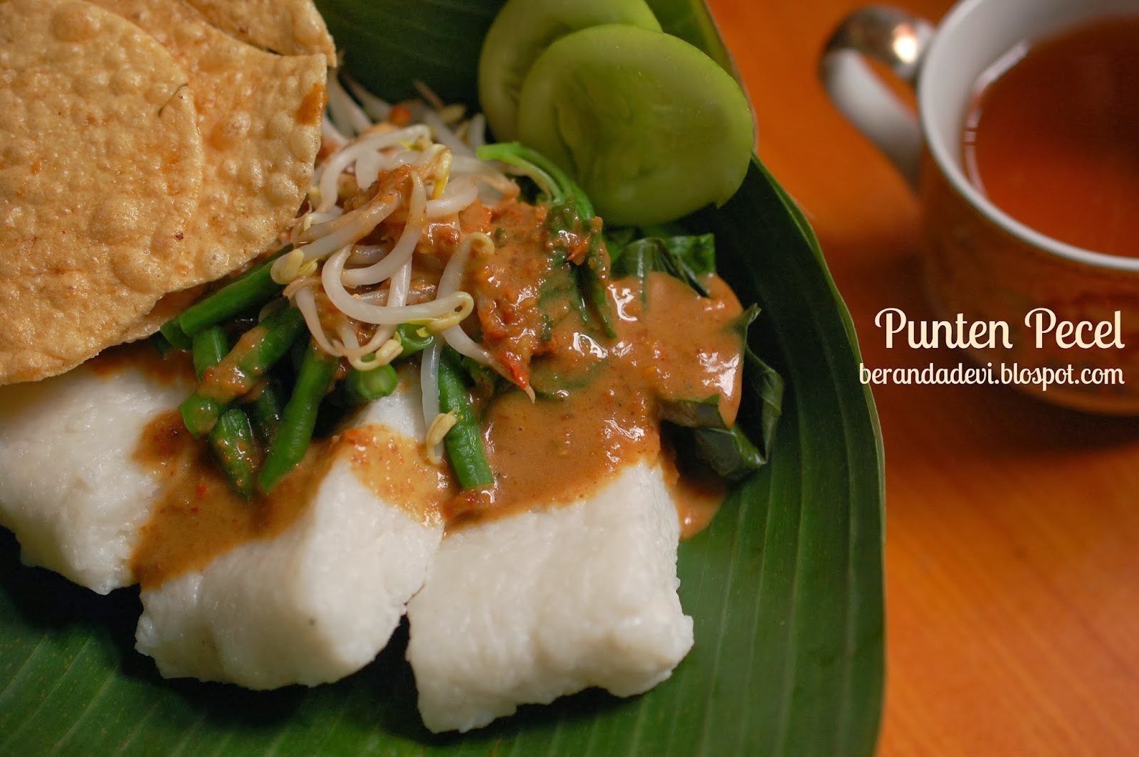 Beranda Devi: IDFB #14 Olahan Beras: Punten Pecel