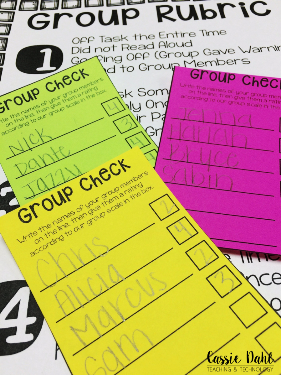 Reading Groups Accountability - Cassie Dahl | Teaching + Technology