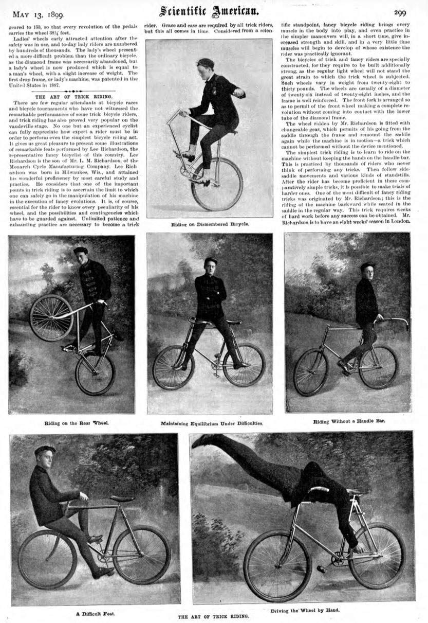 Fixed Gear Blog: The Daring Feats Of A Trick Rider // The Art Of Trick ...