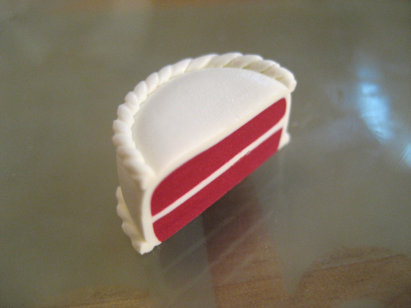 Cute Enough to Eat: Polymer clay tutorial: Cake slice charms!