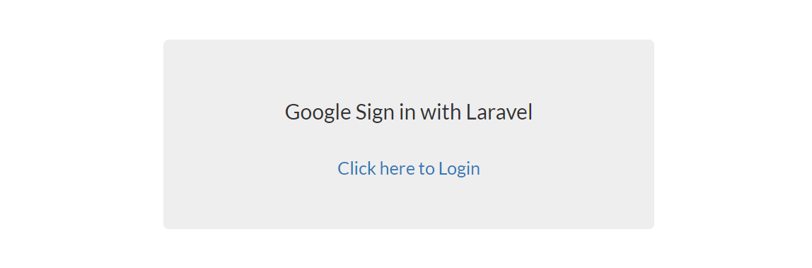 Google SignUp in with Laravel