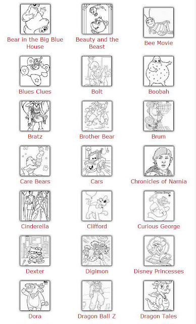 Learn and Fun: Character Coloring Page
