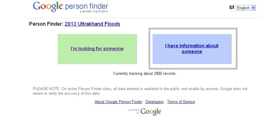idnyaan: Google's Person Finder Specially For Uttarkhand Floods