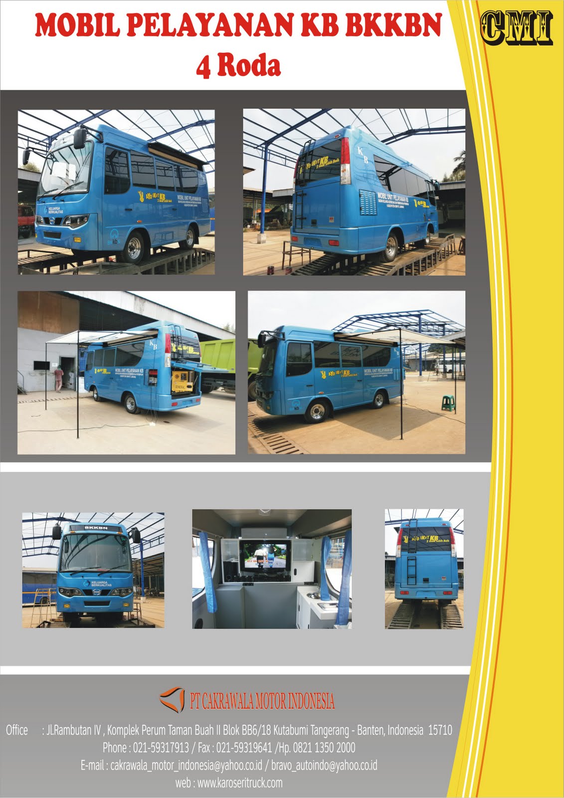 Karoseri Truck: MOBIL PELAYANAN KB BKKBN ( MUYAN ) 4 Ban dan 6 Ban