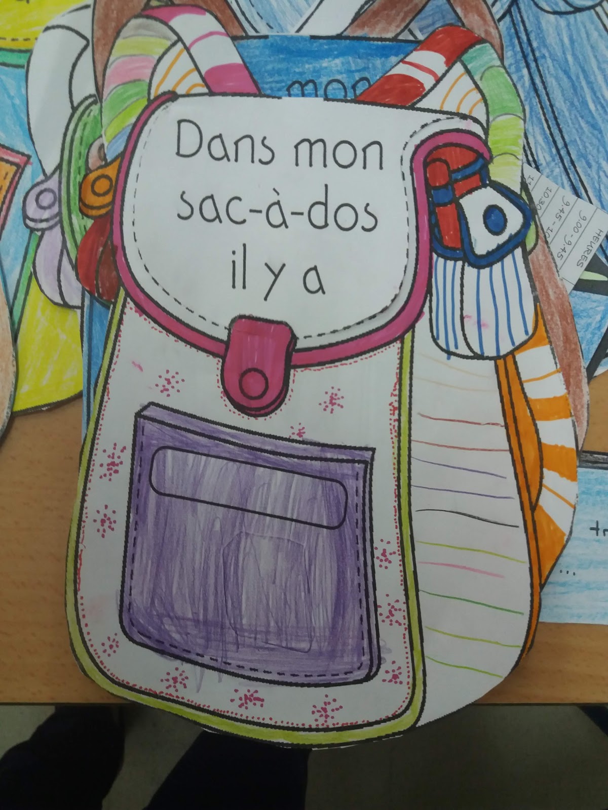 COSAS Y MÁS COSAS: DANS MON SAC À DOS IL Y A...