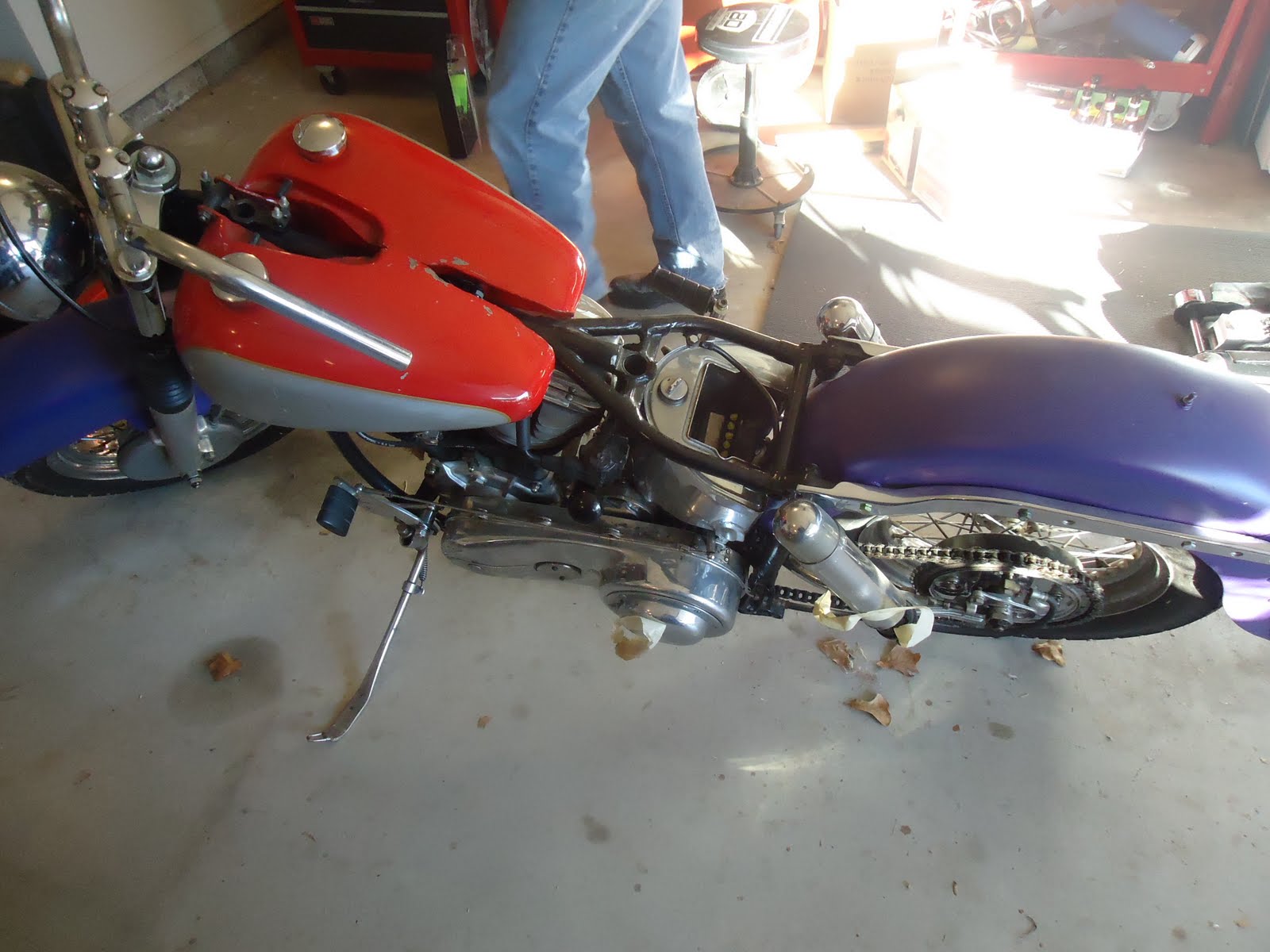 Tear it up, fix it, repeat: 61 Panhead Teardown