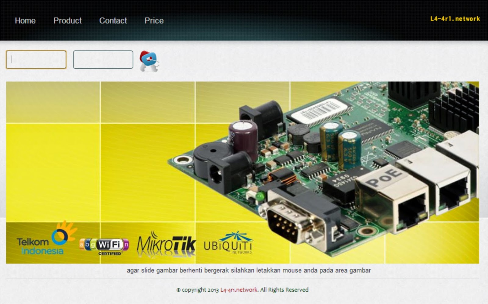 La | Ari: Template Hotspot Mikrotik (slider)
