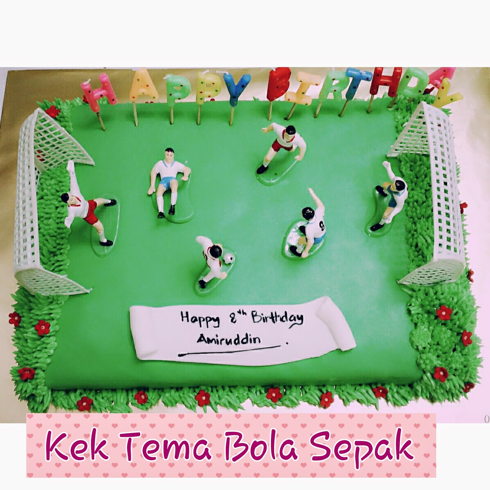 LISA HOMEMADE CAKES & COOKIES: KEK BOLA SEPAK