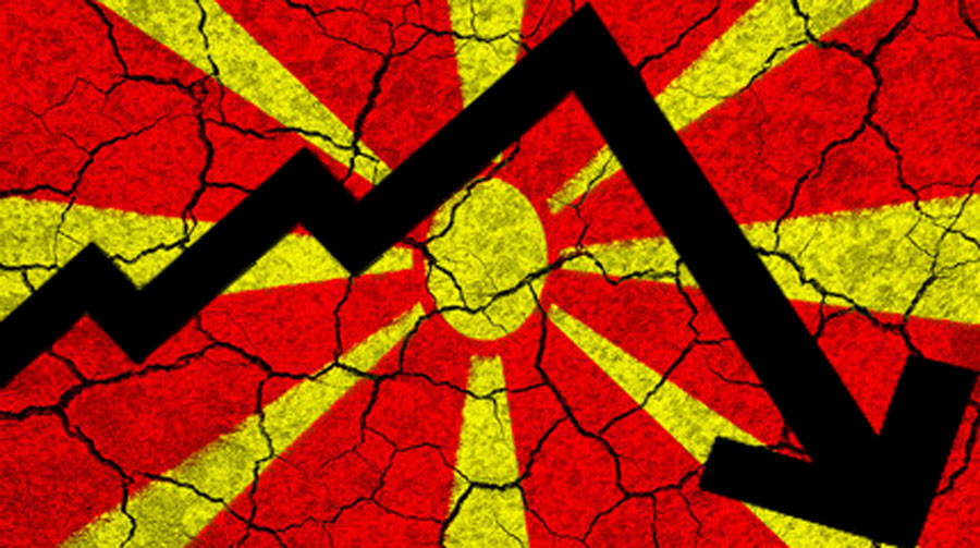 Macedonia: After years of increase GDP dropped for first time