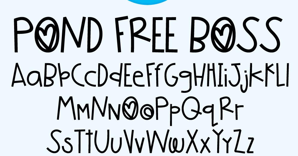 Font Revision | From the Pond