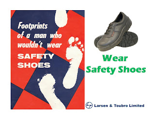 Safety Professionals: Wear Safety Shoes Poster