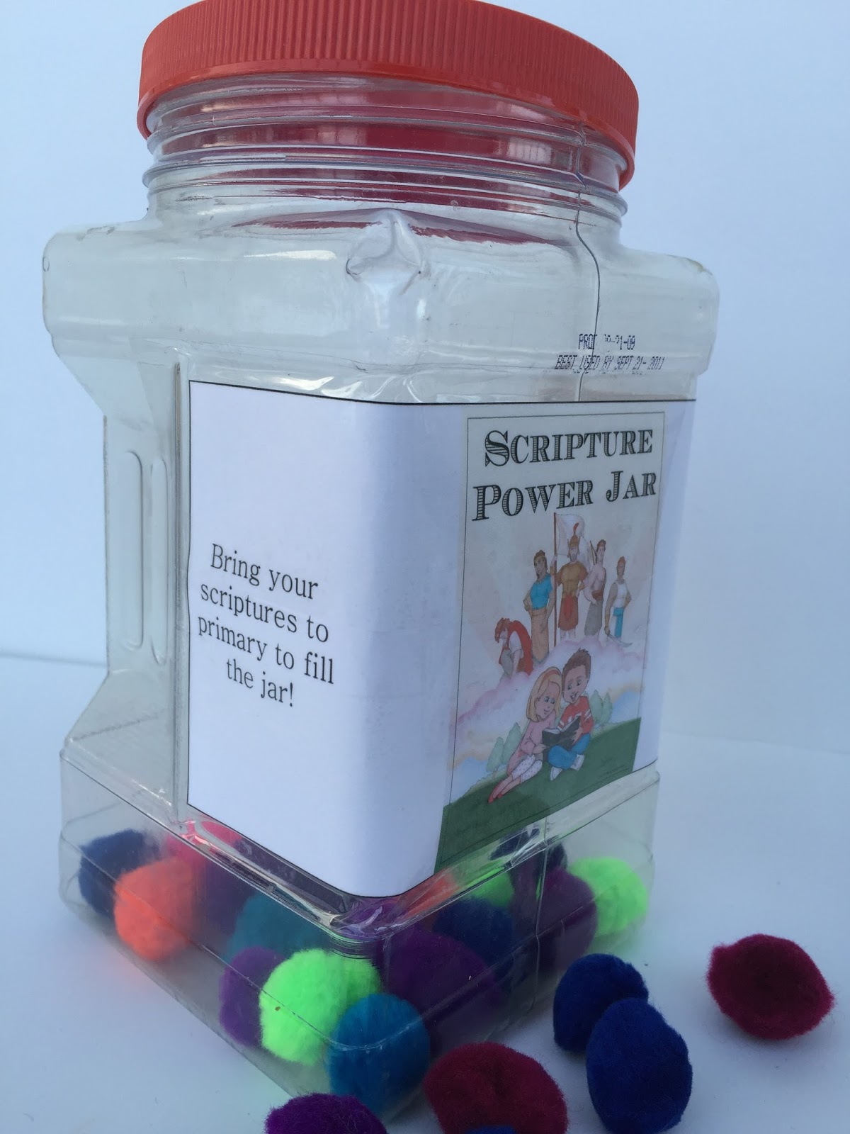 Scripture Power Jar - Singing Time Ideas | LDS | Camille's Primary Ideas