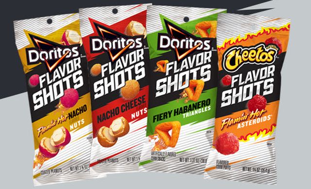 Frito-Lay Launches New Doritos and Cheetos Flavor Shots