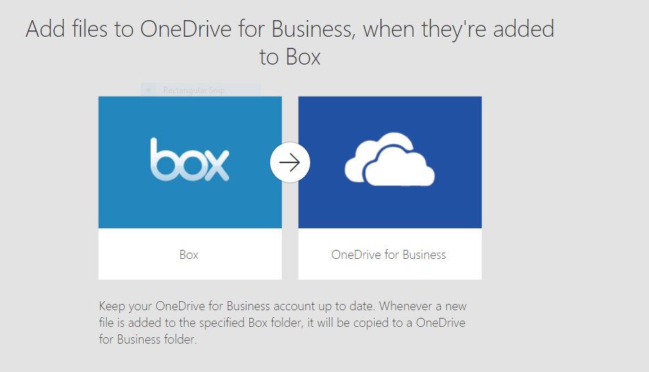 Add files to OneDrive for Business, when they're added to Box using ...