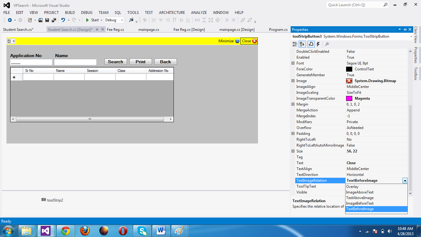 How to make fancy tool strip in c# - Mesh Software