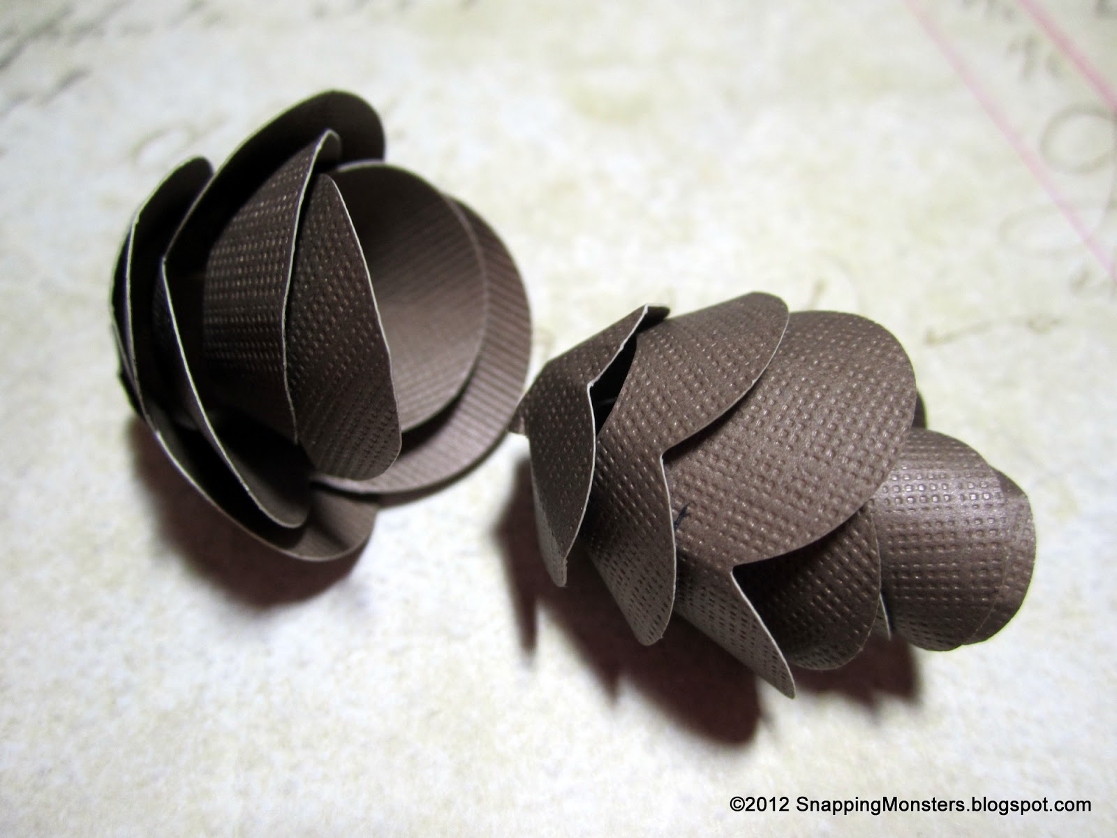 The Original Scrapbook USA: Paper Pinecone Tutorial