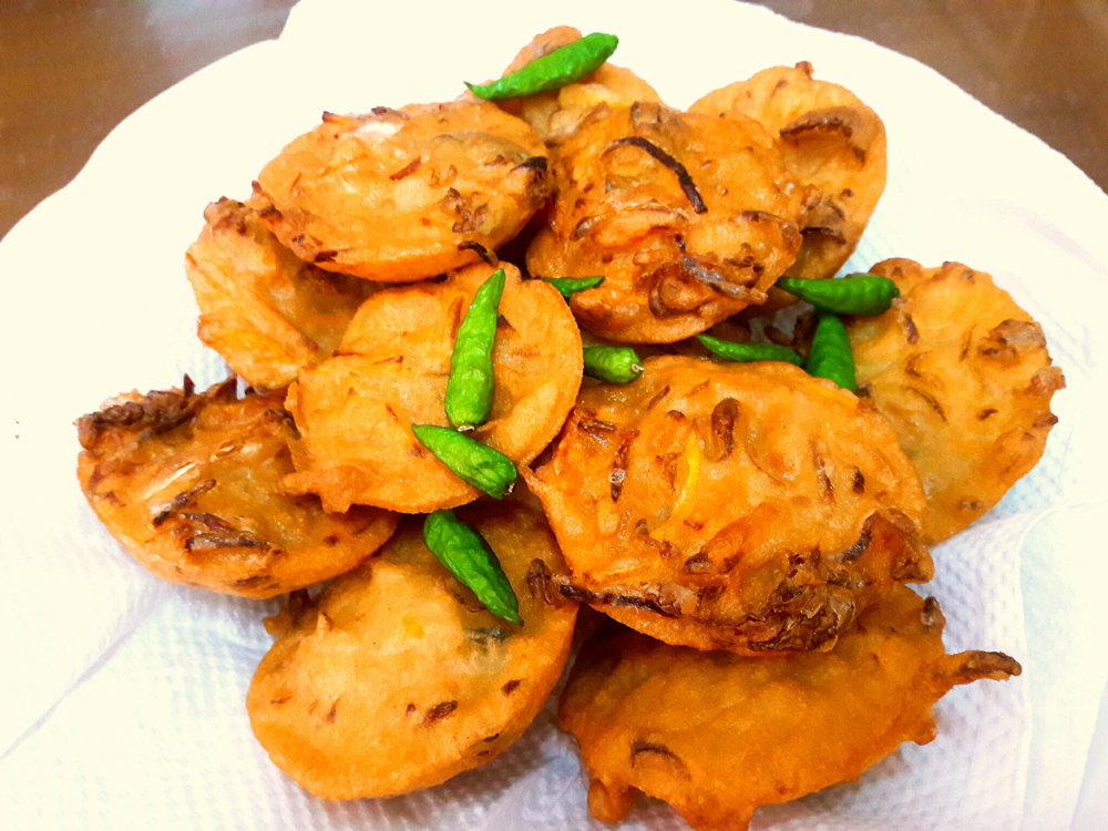 Fried Vegetable Ote-Ote - Simply Food Recipes