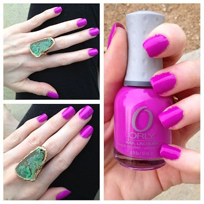 cat eyes & skinny jeans: NOTD: ORLY Frolic