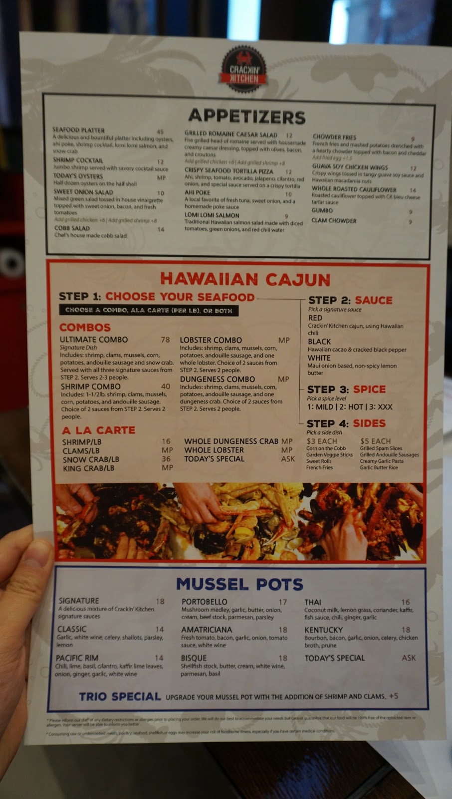 Experience Hawaiian Cajun Seafood @ Crackin Kitchen - Pasadena