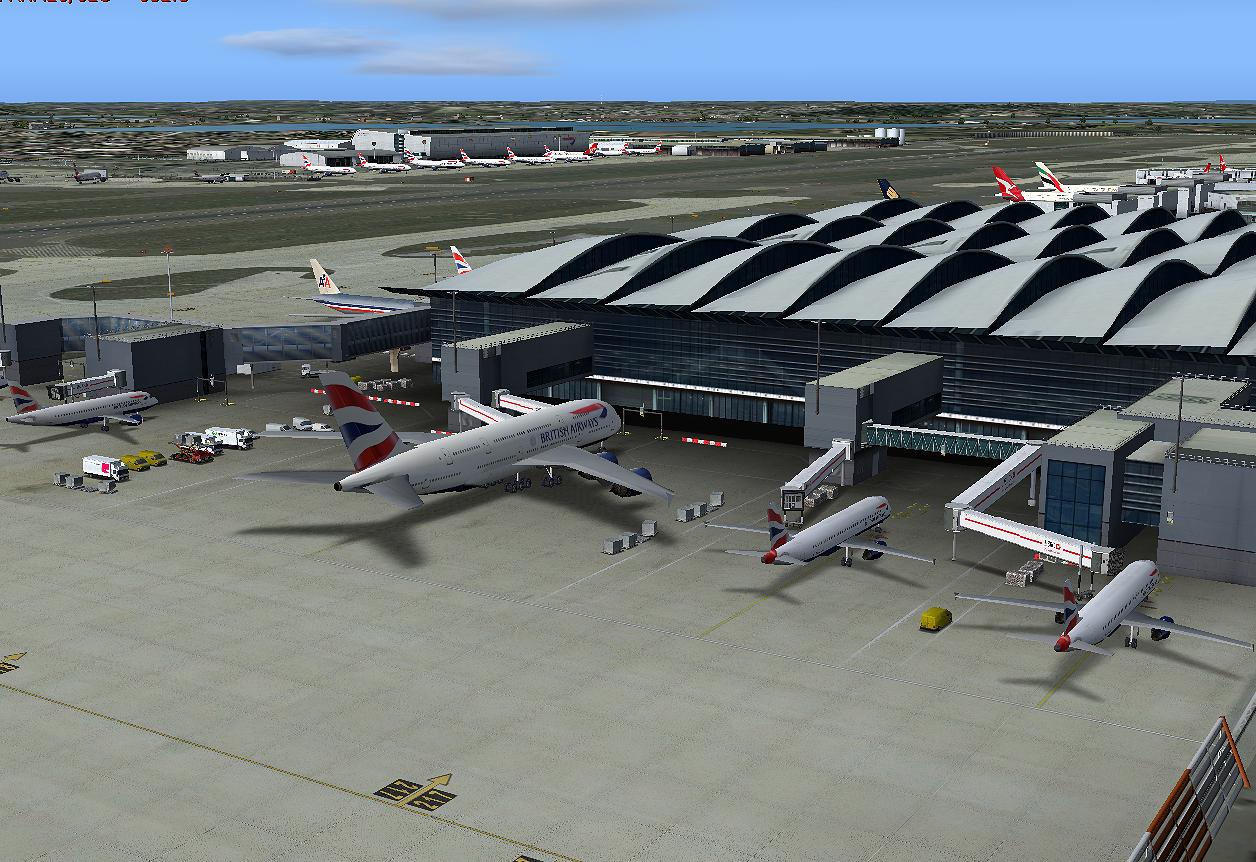 AirDailyX: First screenshots of UK2000 Heathrow V3!