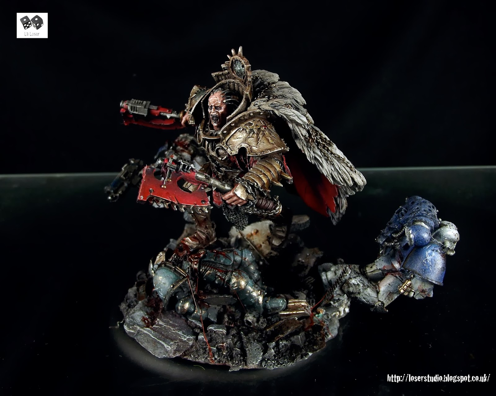Angron Primarch of the World Eaters ~ LilLegend Commission Painting Studio