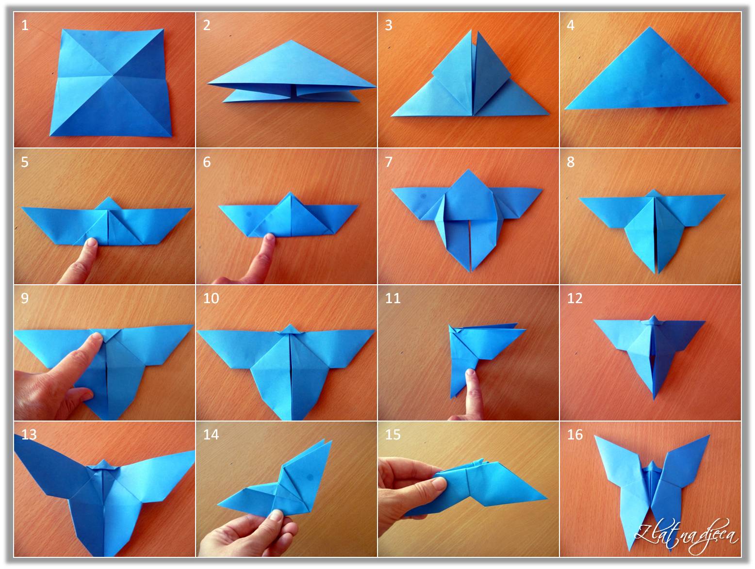 Zlatna djeca: Origami leptir